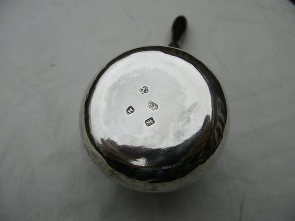 1728 vey nice George 11 small brandy pan by W Fleming great hallmarks ...