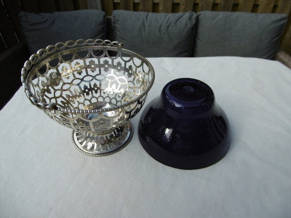 1771 stunning Georgian silver basket by William Plummer , great decora ...